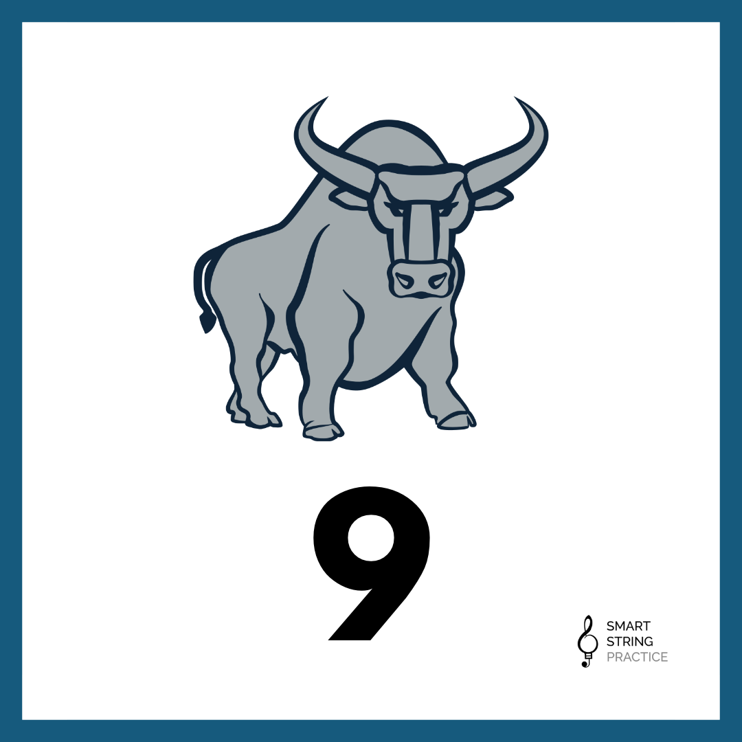 The Aggie Party - Number Line Game – Smart String Practice